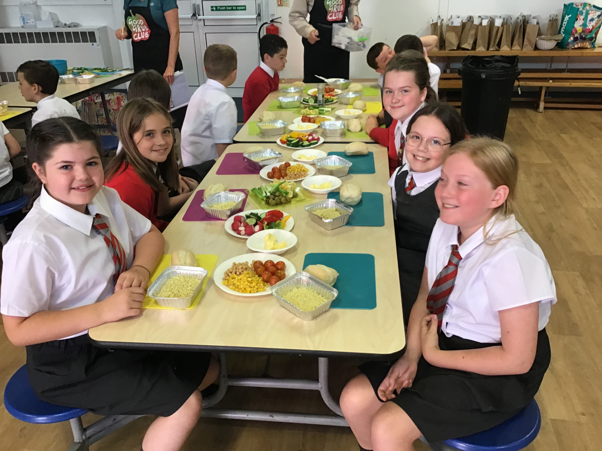 Some children from Year Six attended The Good Grub Club after school ...